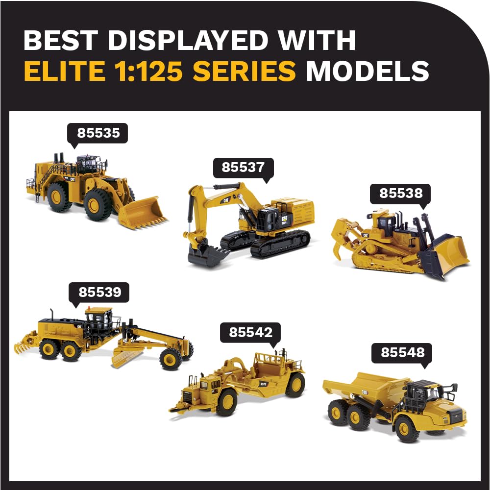 Diecast Masters 1:125 Caterpillar 657G Wheel Tractor Scraper, Elite Series Cat Truck | Scale Model Diecast Collectible Construction Trucks | Caterpillar Truck, Diecast Masters Model 85542