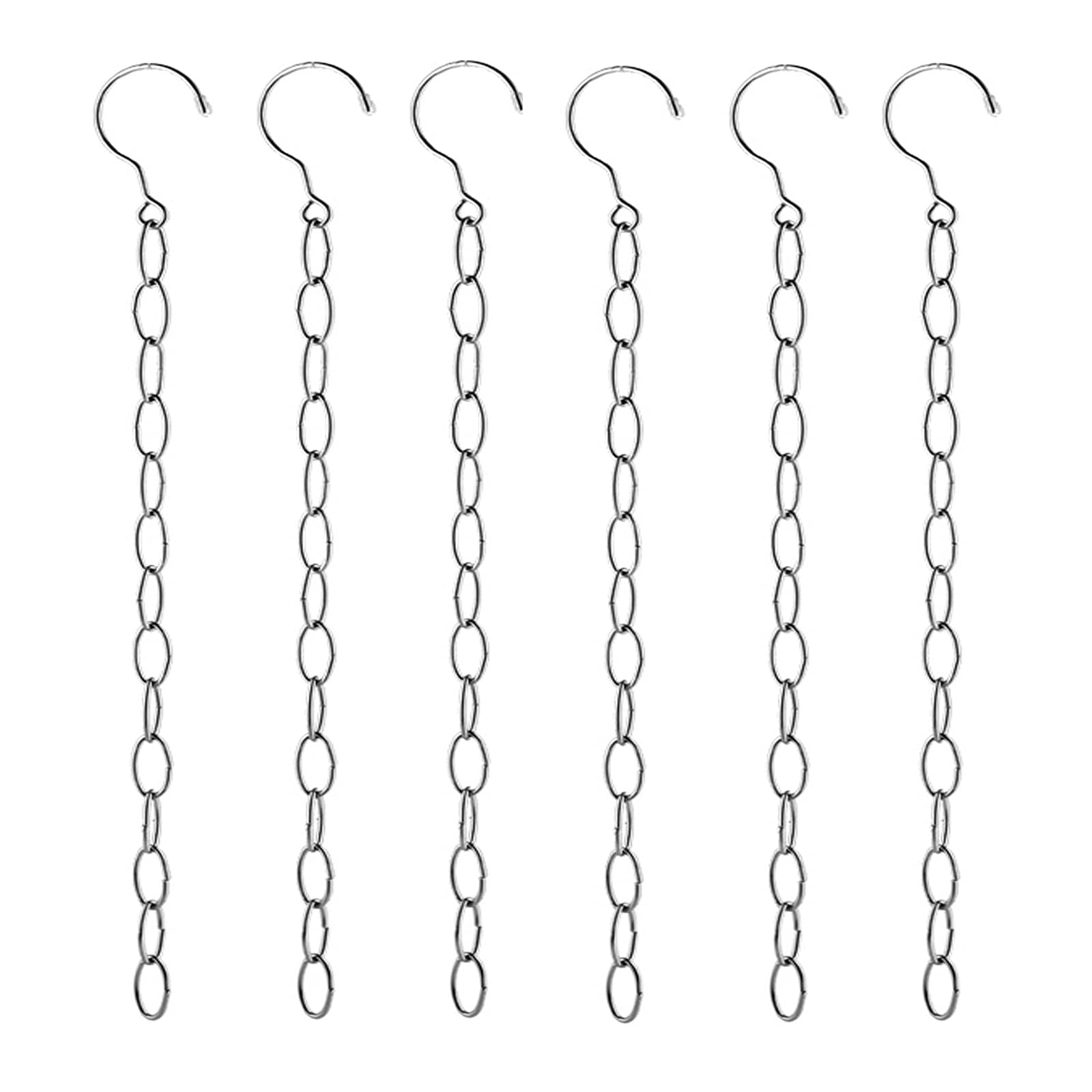 LERTREE 50cm Space Saving Hanger Chains Stainless Steel Closet Hanger Organizer Magic Chains for Home and Office (6)