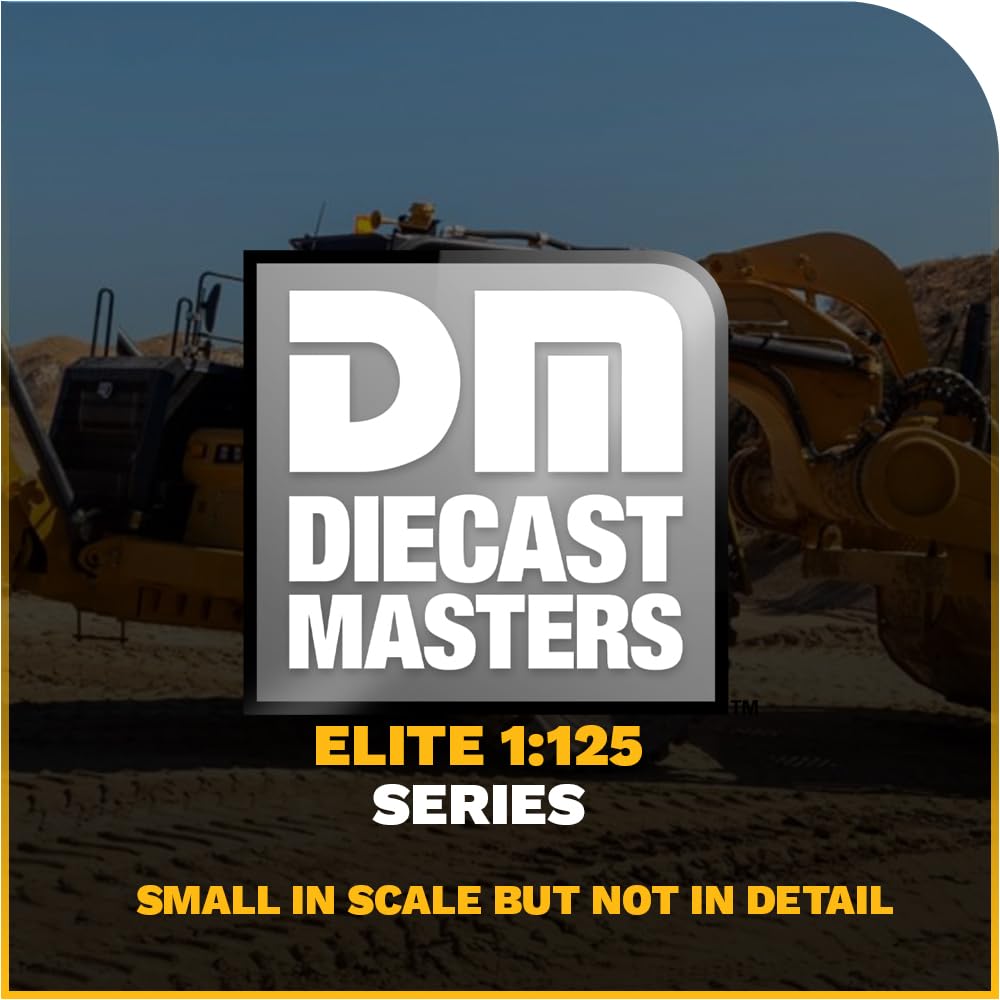 Diecast Masters 1:125 Caterpillar 657G Wheel Tractor Scraper, Elite Series Cat Truck | Scale Model Diecast Collectible Construction Trucks | Caterpillar Truck, Diecast Masters Model 85542