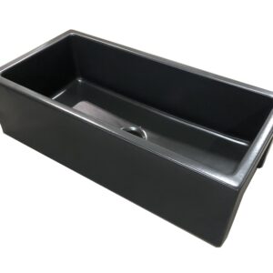 ALFI brand AB3618HS-BM Kitchen Sink, Black Matte