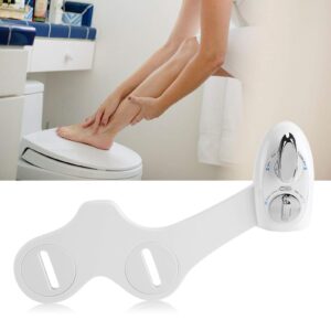 bidet attachment for toilet seat, fresh water bidet attachment adjustable water pressure, rear and feminine wash self-cleaning attachment