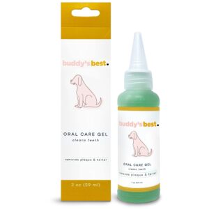 Buddy's Best Dog Dental Care, Dogs Toothpaste, Oral Care Gel for Teeth Cleaning & Fresh Breath, Formulated for Pets as Young as 8 Weeks, 2Oz