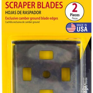 ALLWAY 42B 4-Edge Scraper Blade for Wood and Painting Applications, 2-1/2", 2 Pack