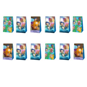 12 Pack Bubble Guppies Party Bags Bubble Guppies Birthday Party Supplies Party Favors Bubble Guppies Goodie Bag Candy Bags