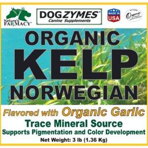 Dogzymes Organic Norwegian Kelp Enhanced with Garlic (3 Pound)