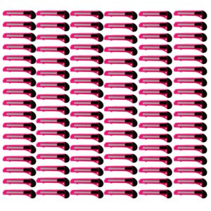 600x bulk utility knife box cutters snap off blade neon pink