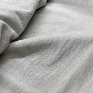 Get Bed Ready Stone Washed Cotton Casual Duvet Cover Set Solid Color Relaxed Modern Style Bedding Natural Wrinkled Lived-in Look Putty (Neutral, King)