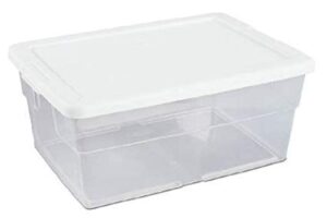 16 quart/15 liter storage box with white lid nn891644