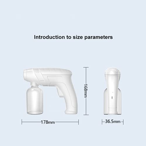 FGHE Disinfectant Sprayer, Handheld USB Rechargeable Atomizer Large Capacity Electric Sprayer,Nozzle Adjustable Sprayer for Home, Office, School or Garden