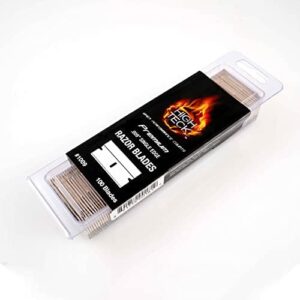 High Teck Premium Razor Blades Single Edge 0.009" - 100 pieces