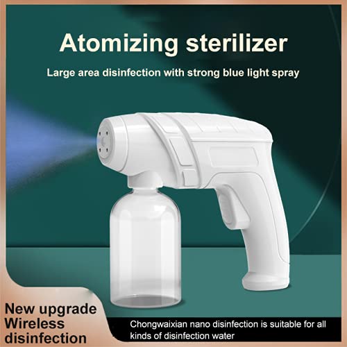 FGHE Disinfectant Sprayer, Handheld USB Rechargeable Atomizer Large Capacity Electric Sprayer,Nozzle Adjustable Sprayer for Home, Office, School or Garden