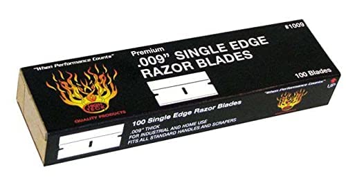 High Teck Premium Razor Blades Single Edge 0.009" - 100 pieces