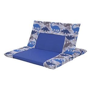 Everything Kids Dinosaur Blue and Grey Preschool Nap Pad Sheet