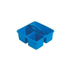 deflecto storage caddy, 9.37” x 5.34” x 9.32”, blue 6 count