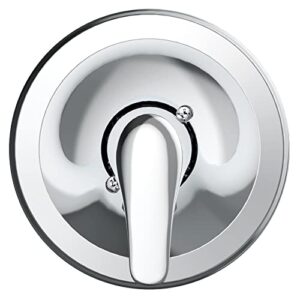 Design House 594895 Middleton II Transitional Single-Handle Shower Valve Trim with Escutcheon for Bathroom, Polished Chrome