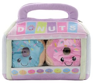 iscream play with your food! box of donuts fleece play pillow set with embroidered accents