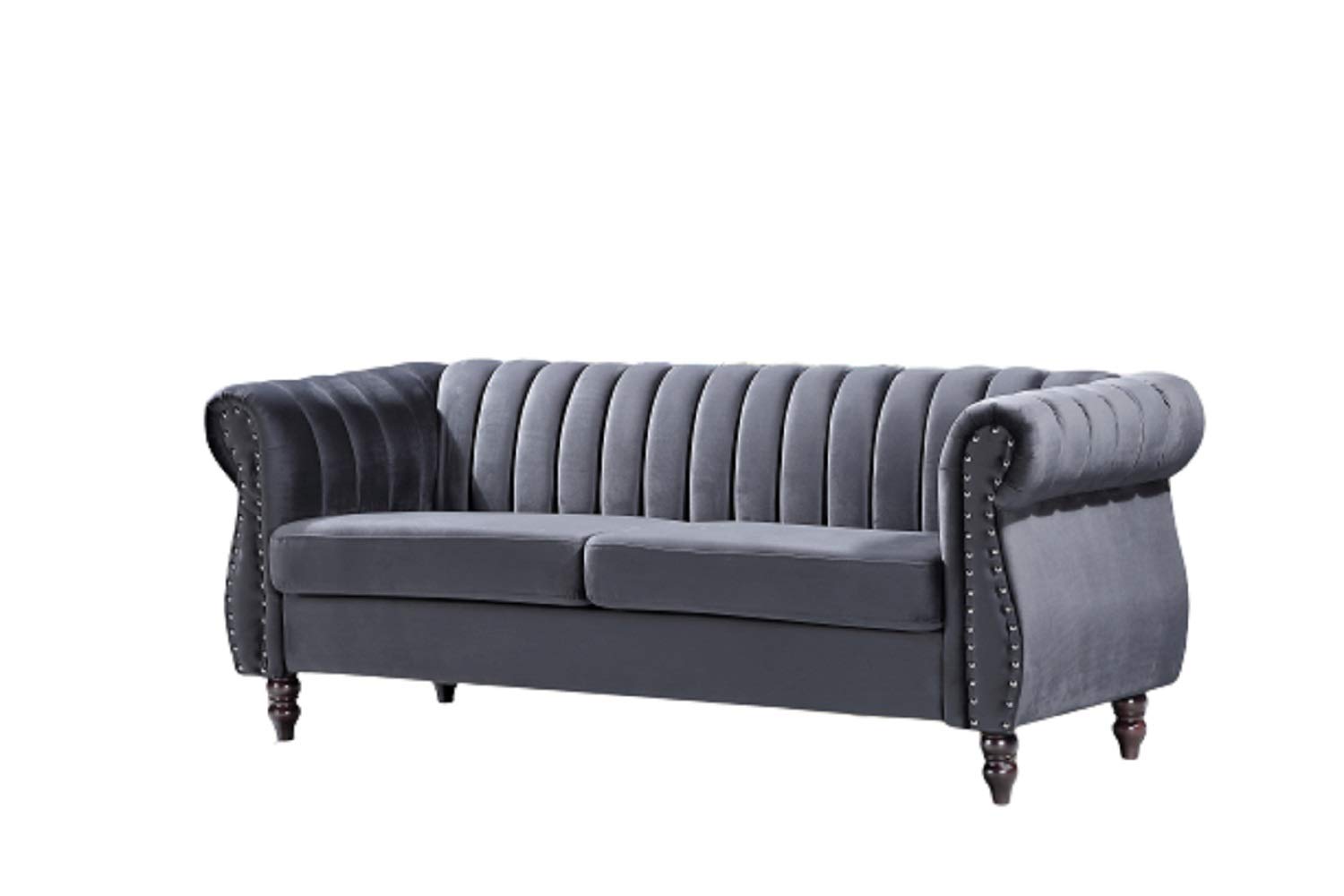 US Pride Furniture Upholsered Rolled Arms Sofa