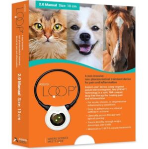 assisi loop 2.0 manual tpemf device for dogs, cats, and horses (10 cm)