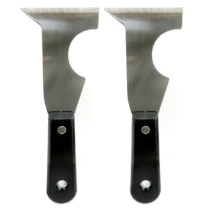 2 pc paint scraper blade set wallpaper removal all surfaces shaver knife tools