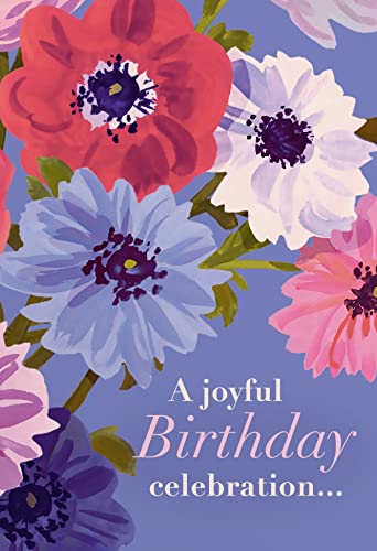 DaySpring - Beautiful Birthday - 4 Design Assortment with Scripture - King James Version - 12 Birthday Boxed Cards and Envelopes (J5129)