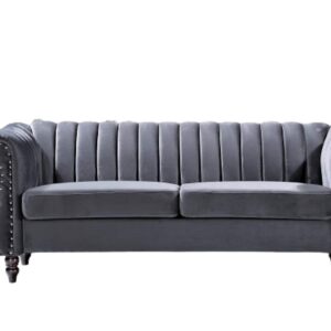 US Pride Furniture Upholsered Rolled Arms Sofa