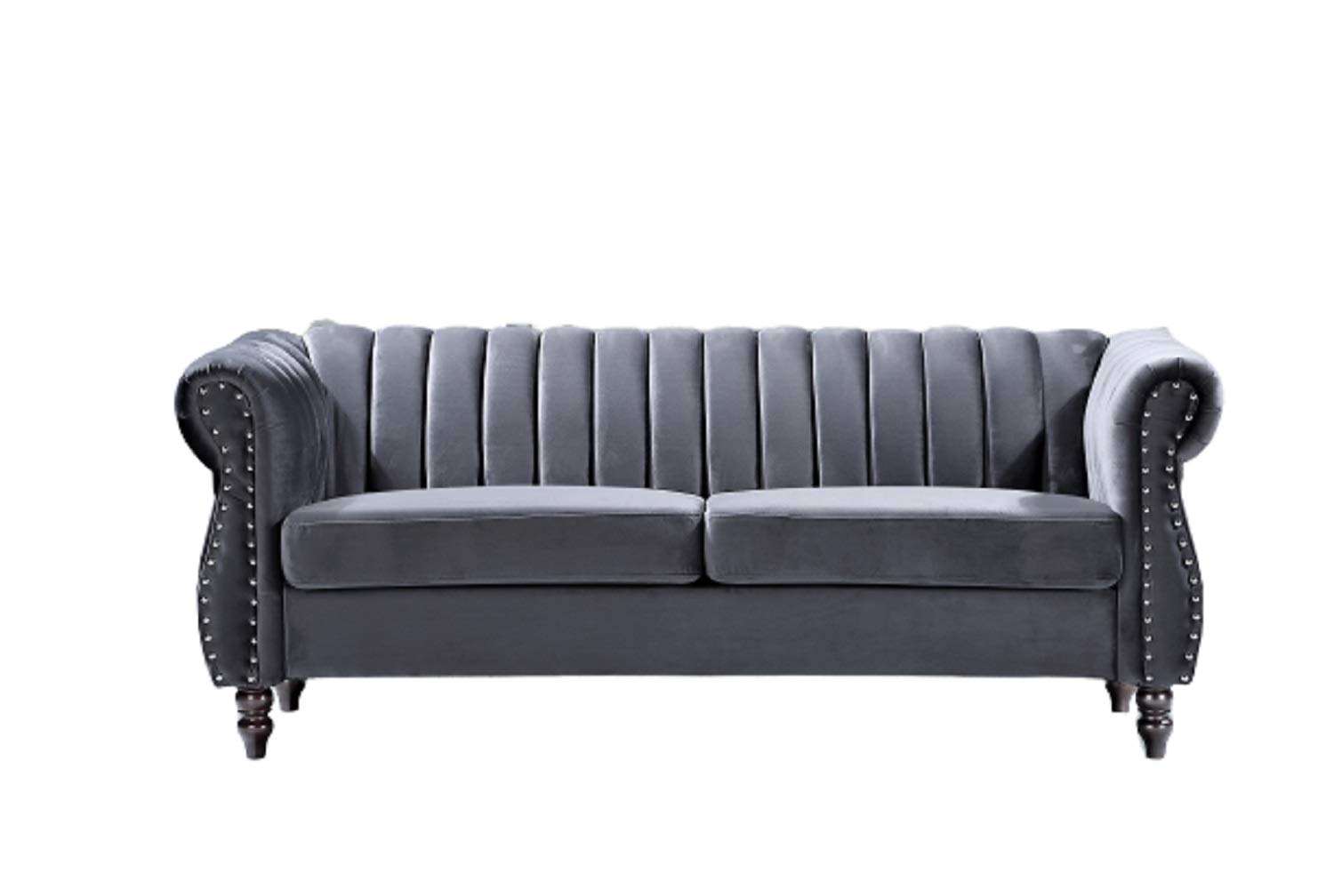 US Pride Furniture Upholsered Rolled Arms Sofa