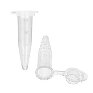 fvebzem 500pcs 1.5ml conical centrifuge tubes microcentrifuge tube plastic test vials with lids plastic sample small bottle vial storage container test tube micro centrifuge tube with snap cap