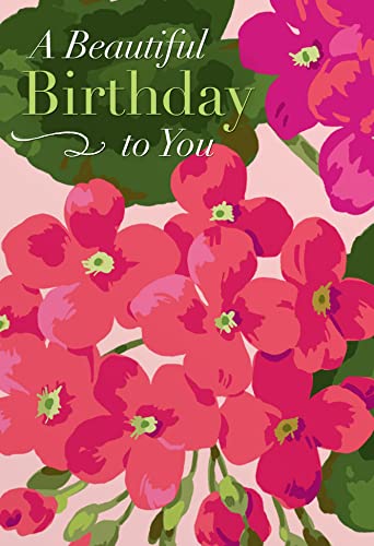 DaySpring - Beautiful Birthday - 4 Design Assortment with Scripture - King James Version - 12 Birthday Boxed Cards and Envelopes (J5129)