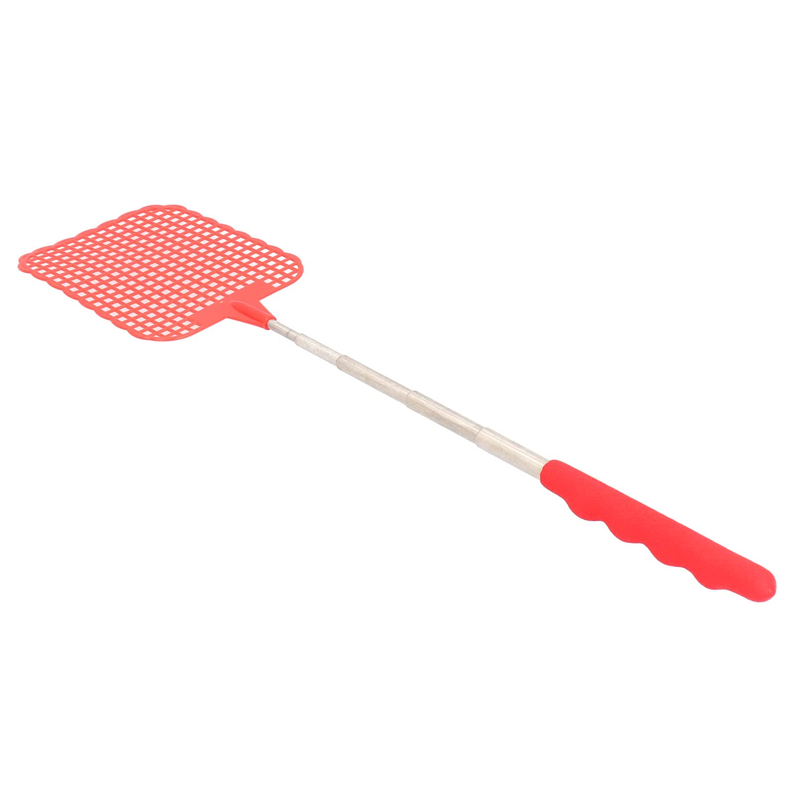 Mini Fly Swatter with Retractable Stainless Steel Rod for Home Dormitory Camping