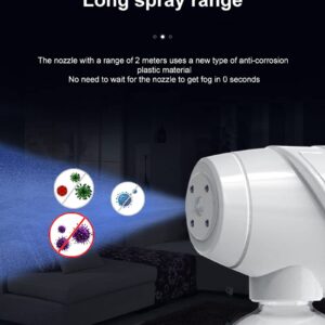 FGHE Disinfectant Sprayer, Handheld USB Rechargeable Atomizer Large Capacity Electric Sprayer,Nozzle Adjustable Sprayer for Home, Office, School or Garden