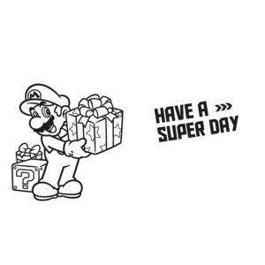 Danilo Promotions LTD Super Mario Birthday Card, Happy Birthday