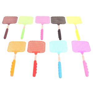 Mini Fly Swatter with Retractable Stainless Steel Rod for Home Dormitory Camping