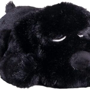 Snuggle Puppy Original Junior Dog Toys - Heartbeat Puppy for Dogs- Behavioral Aid Puppy Toys for Sleep Aid and Dog Anxiety Relief (Black)