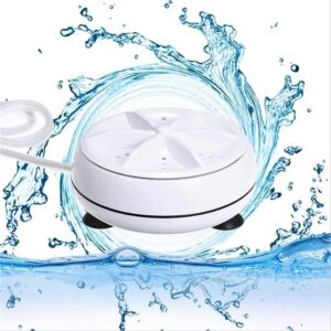 portable mini washing machine,3 in 1 automatic mini washing machine ultrasonic lightweight turbo washer with usb cable,for travel, family business travel