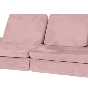 Hunter Huddle Kids Foam Play Pink Modular Couch