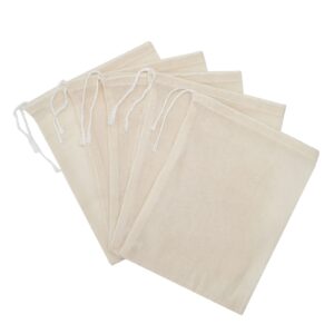 looksgo 50 pcs 5x7 inch muslin bag sachet bag for party wedding home supplies cotton drawstring bags for jewelry