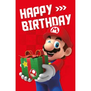 Danilo Promotions LTD Super Mario Birthday Card, Happy Birthday