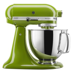 kitchenaid artisan series 5 quart tilt head stand mixer with pouring shield ksm150ps, matcha