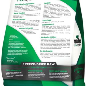 Nulo Freestyle Freeze-Dried Raw, Ultra-Rich Grain-Free Dry Dog Food for All Breeds and Life Stages with BC30 Probiotic for Digestive and Immune Health