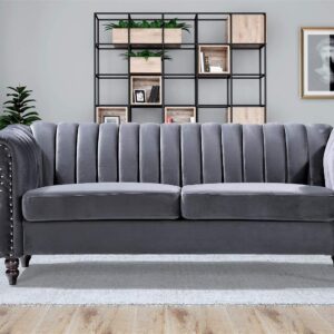 US Pride Furniture Upholsered Rolled Arms Sofa