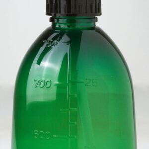 Soap Dispenser for Bathroom, Kitchen Sink, Filling Detergent Liquid. Green/Black, 75 cl (25 oz). Ikea.