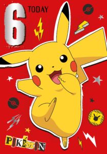 danilo promotions ltd pokemon birthday card, 6 today