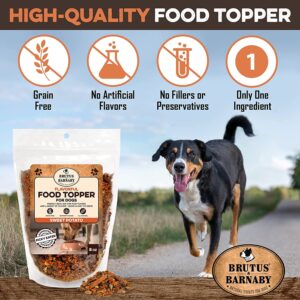 BRUTUS & BARNABY Dog Food Topper - Beef Liver - Enhance Your Dogs Meal with This Flavor Packed Mix - Sprinkle On Dog Food Flavoring for Picky Eaters - Just One Single Ingredient