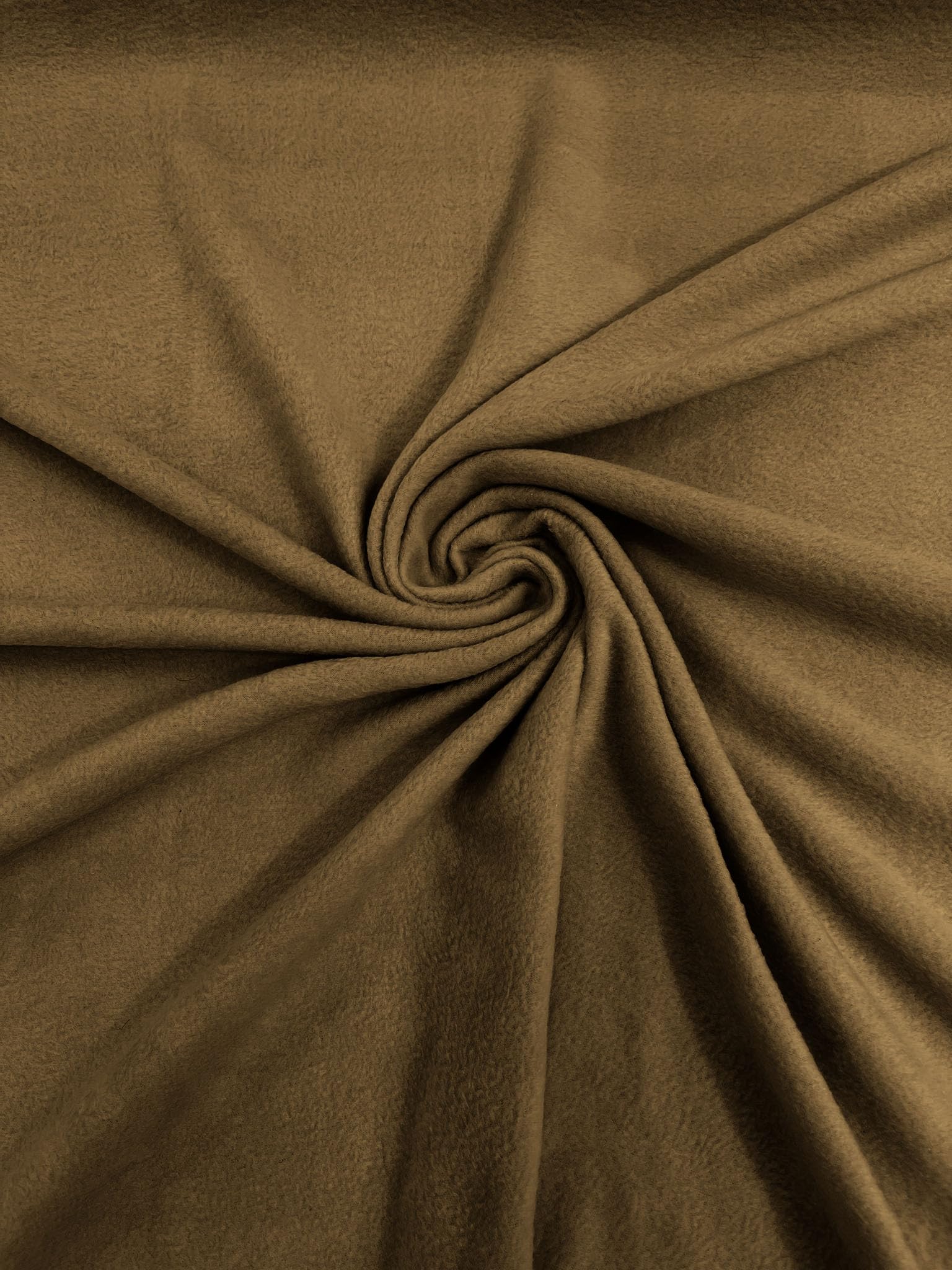 New Creations Fabric & Foam Inc, 58/60" Wide Solid Polar Fleece Anti-Pill Fabric (1 Yard, Camel)