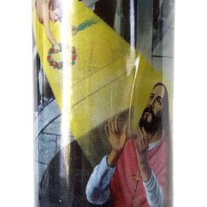 Staci19 Saint Alex (San Alejo) Purple Devotional Candle