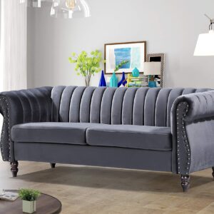 US Pride Furniture Upholsered Rolled Arms Sofa