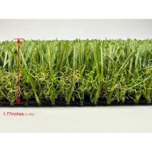 KuGuo Artificial Grass mat 12 inches Indoor Outdoor DenseTurf Green Grass Mini Pet Home Decor Mat