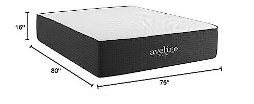 Modway Aveline 16” Gel Infused Memory Mattress with CertiPUR-US Certified Foam King Mattress