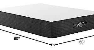 Modway Aveline 12” Gel Infused Memory Mattress with CertiPUR-US Certified Foam Queen Mattress