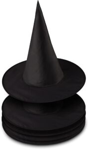 starhig 8pcs floating witch hat decorations,witches hats,hanging witch hats,black witch hats hanging,witches hats halloween decor for halloween christmas party decorations,black